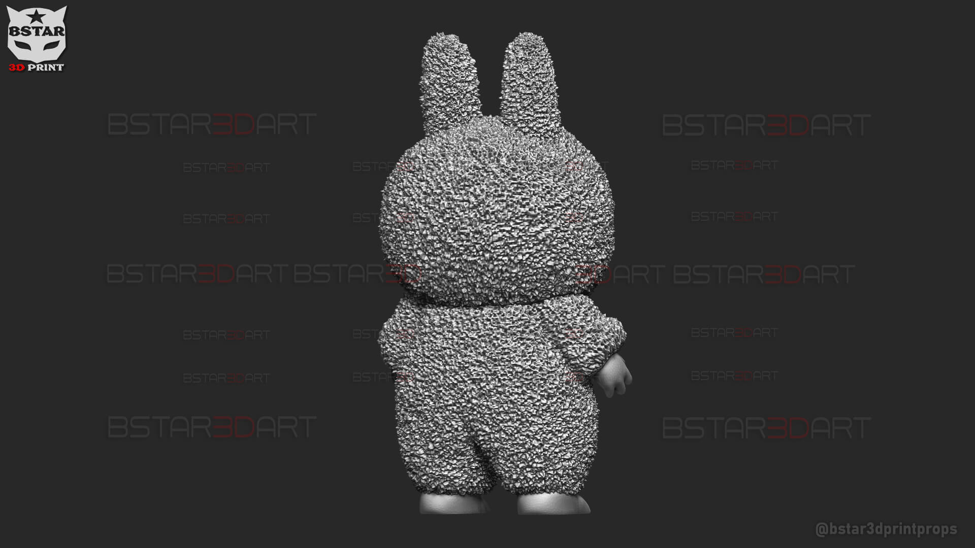 Labubu Original High Quality - Pop Mart Toys 3D Model by blackstar90