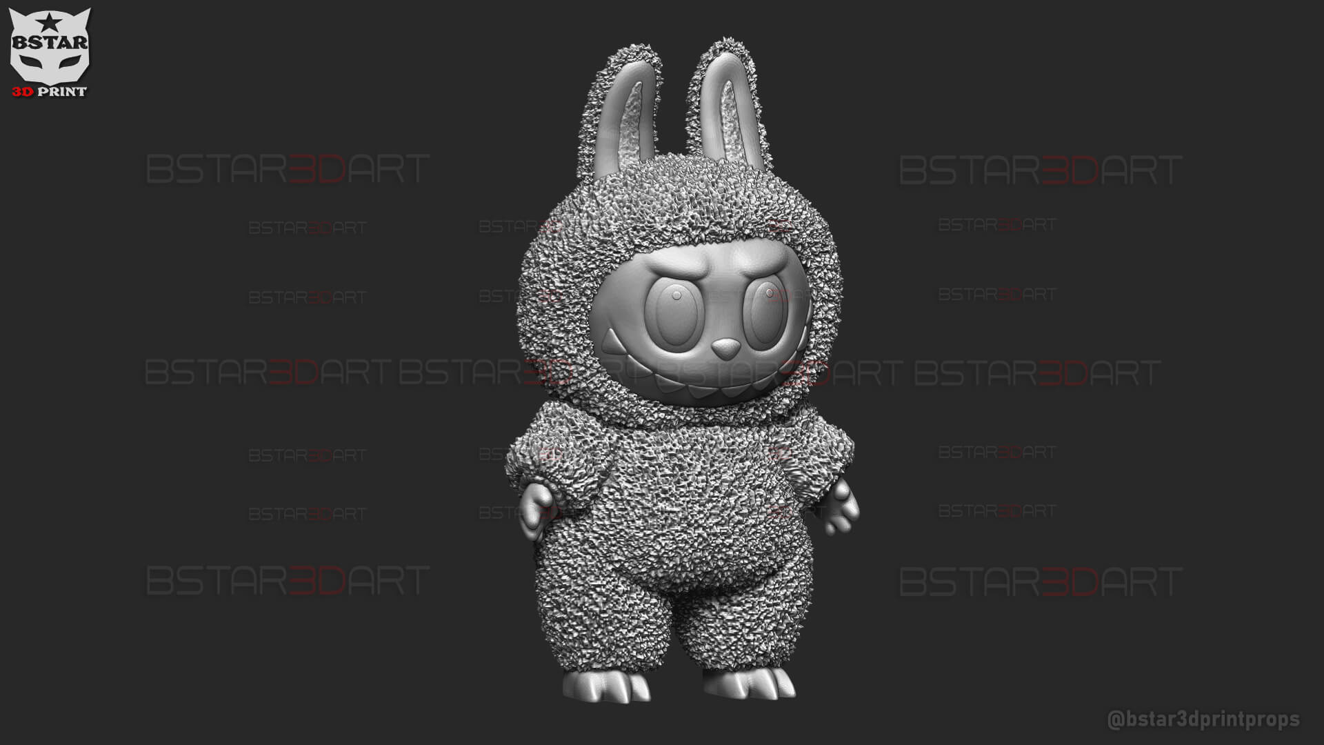 Labubu Original High Quality - Pop Mart Toys 3D Model by blackstar90