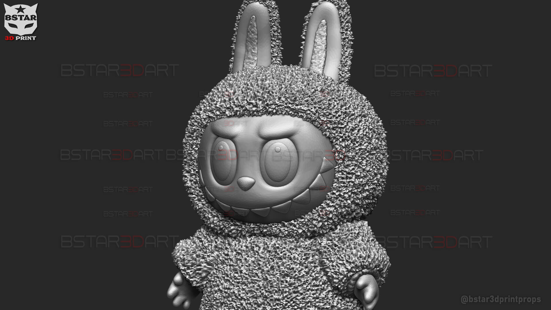 Labubu Original High Quality - Pop Mart Toys 3D Model by blackstar90
