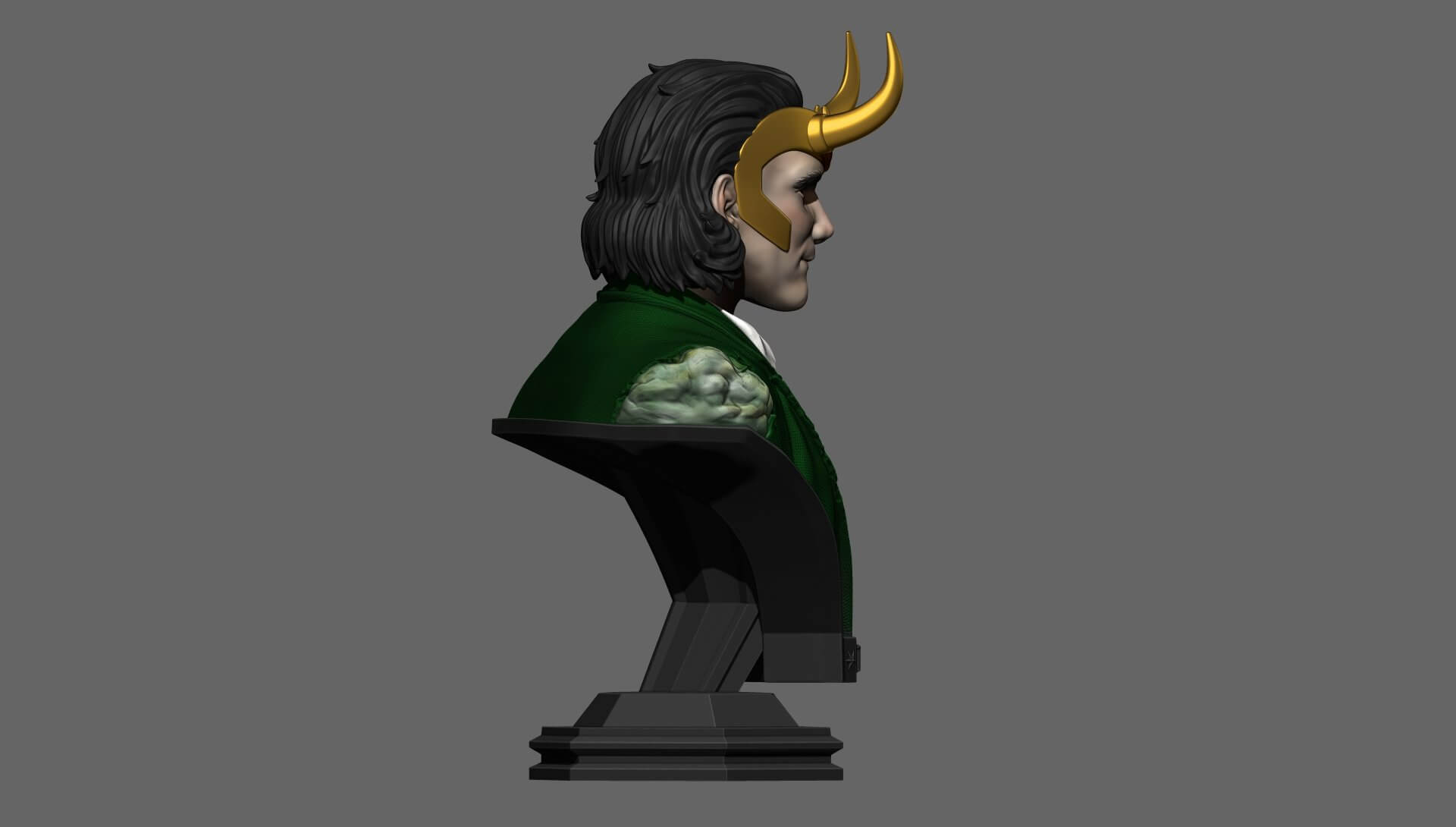 Loki Bust - TV Series 2021 - Marvel Comics 3D Model by blackstar90