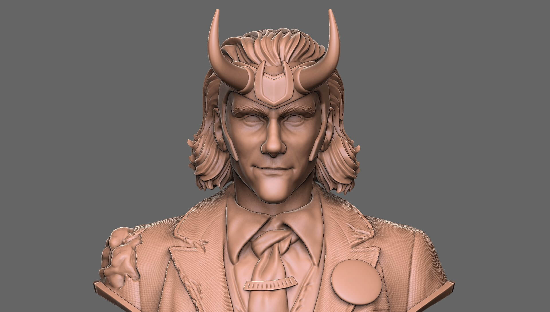 Loki Bust - TV Series 2021 - Marvel Comics 3D Model by blackstar90