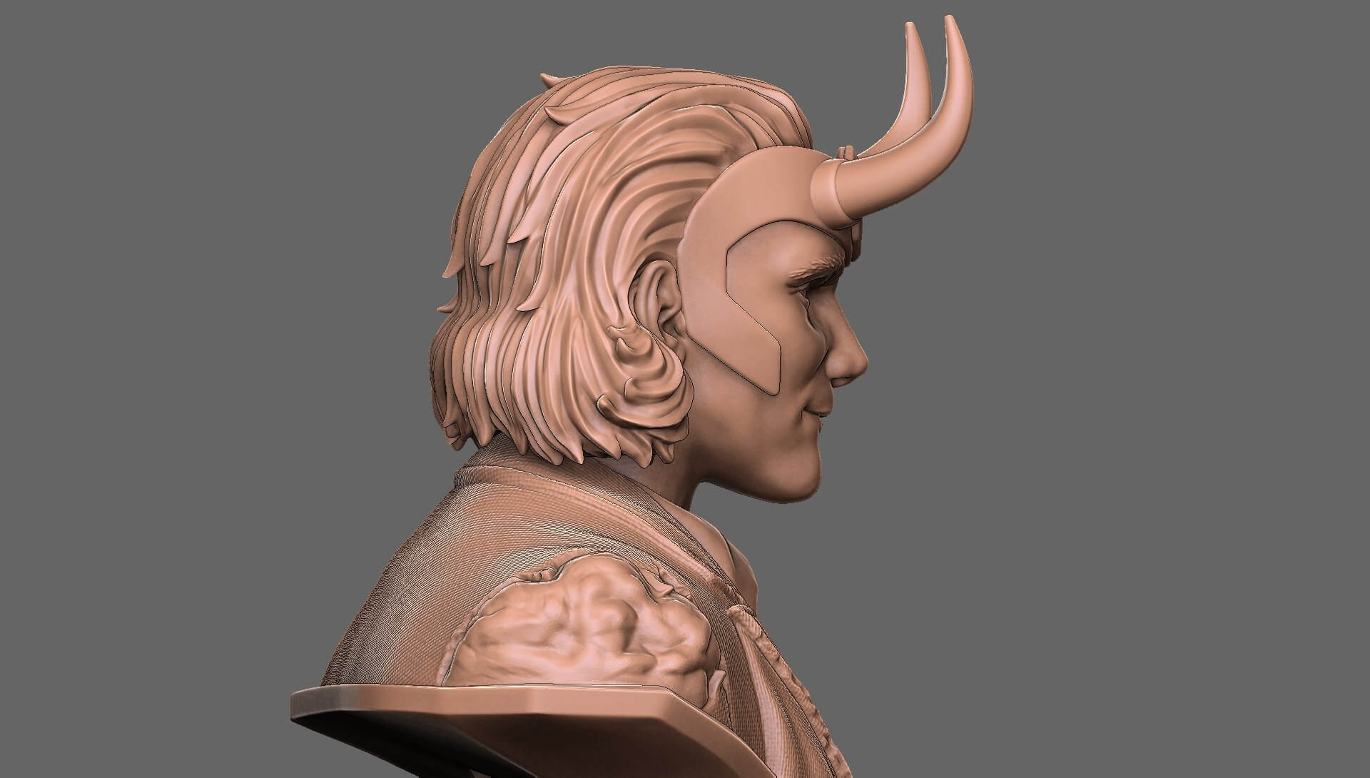 Loki Bust - TV Series 2021 - Marvel Comics 3D Model by blackstar90