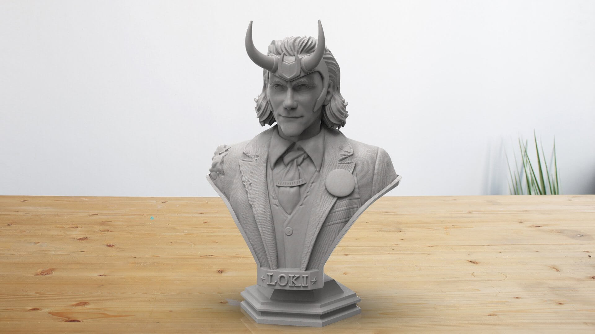 Loki Bust - TV Series 2021 - Marvel Comics 3D Model by blackstar90