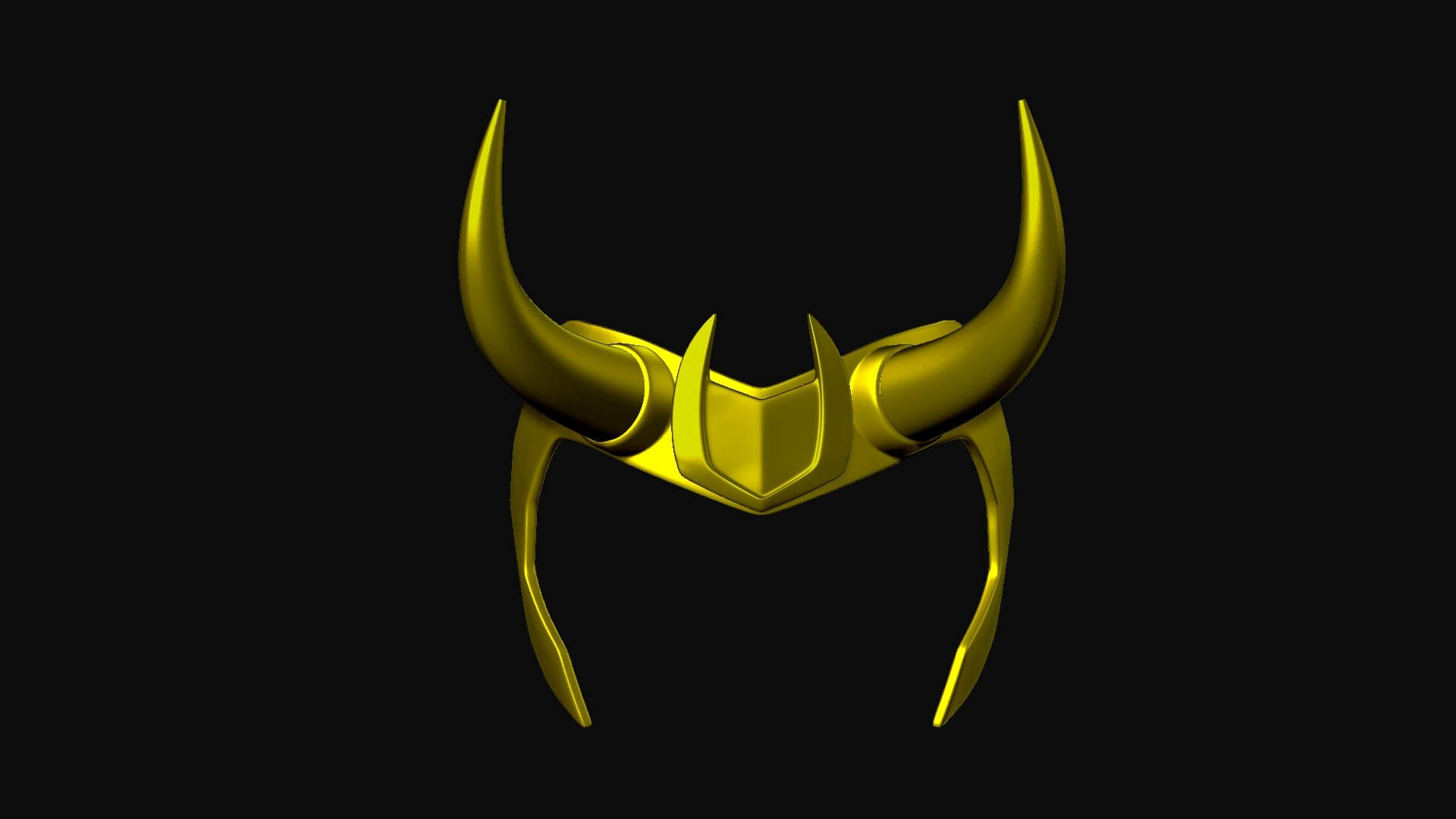 Loki Mask - TV Series 2021 3D Model by blackstar90