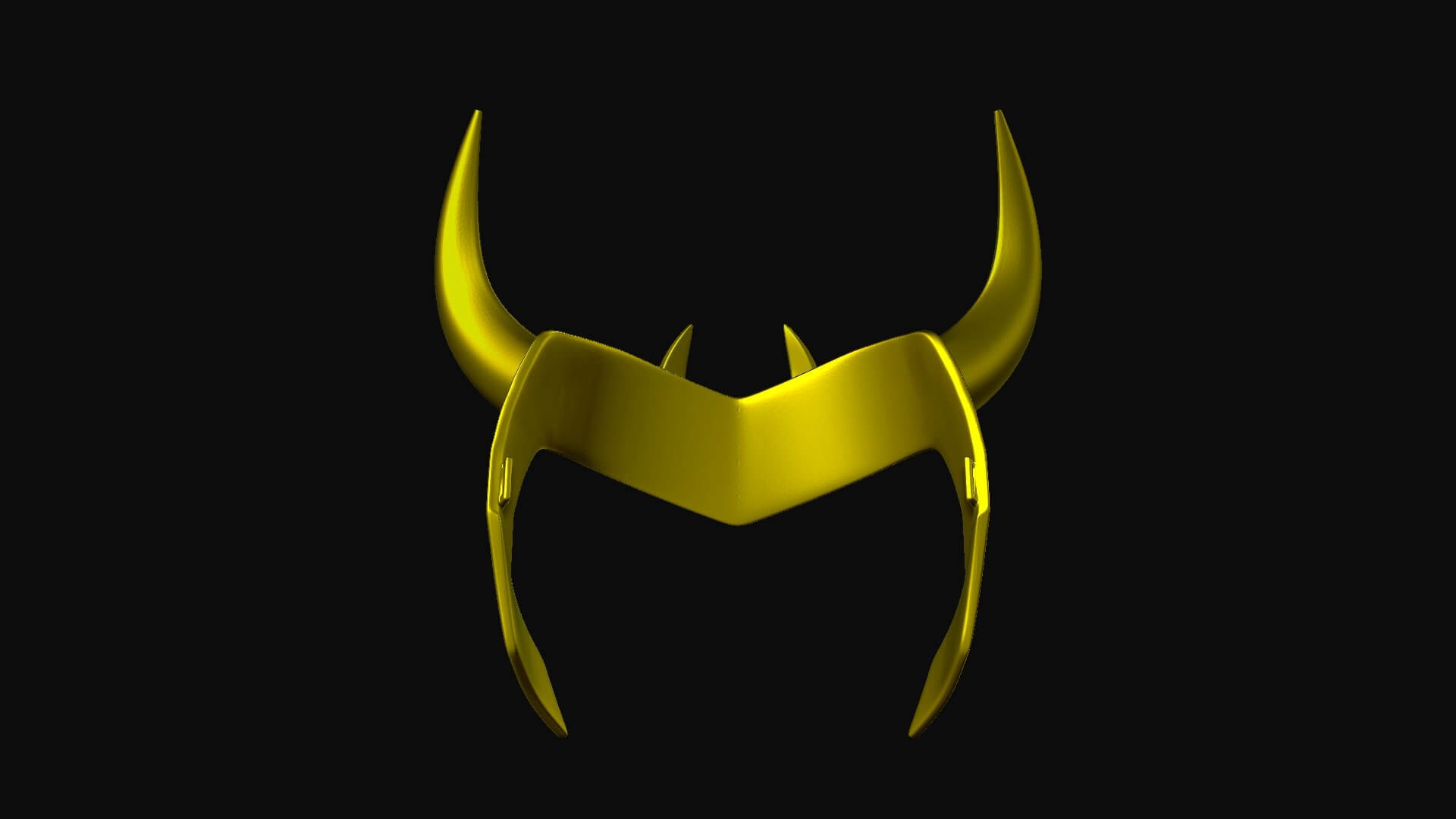 Loki Mask - TV Series 2021 3D Model by blackstar90