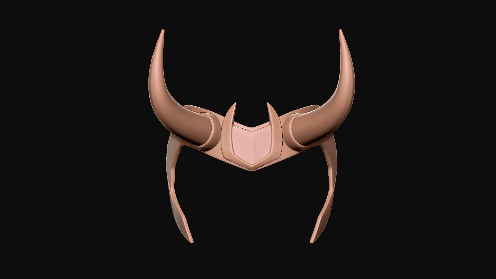 Loki Mask - TV Series 2021 3D Model by blackstar90