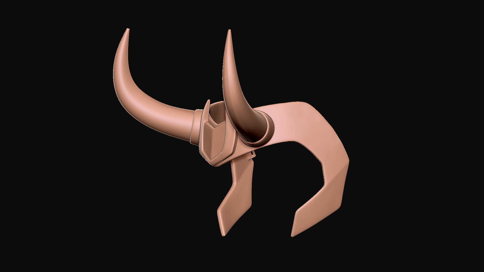 Loki Mask - TV Series 2021 3D Model by blackstar90