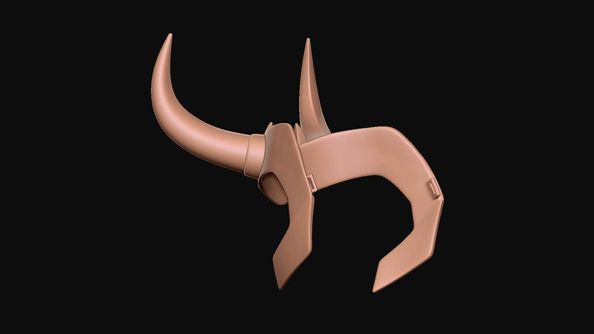 Loki Mask - TV Series 2021 3D Model by blackstar90