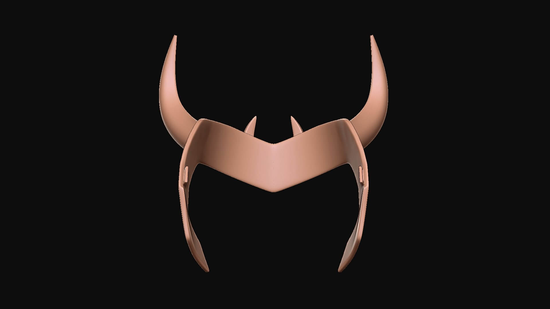 Loki Mask - TV Series 2021 3D Model by blackstar90