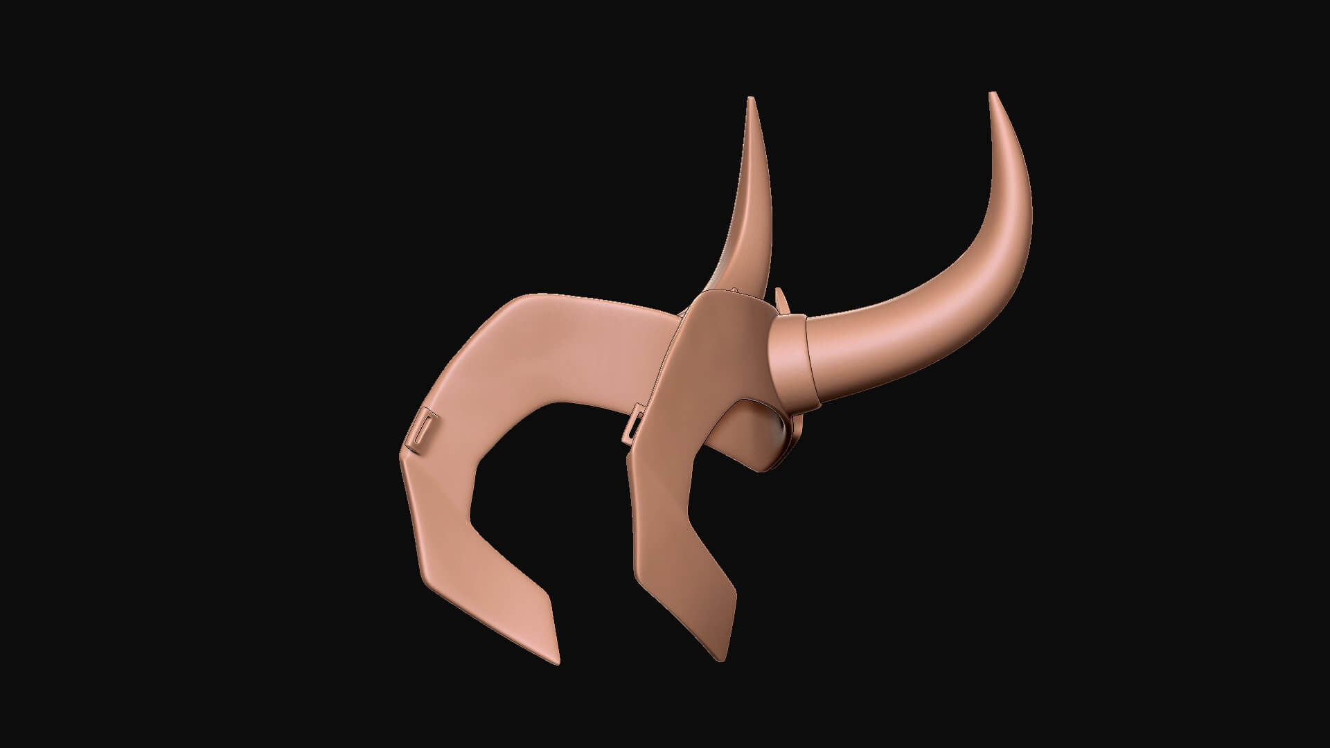 Loki Mask - TV Series 2021 3D Model by blackstar90