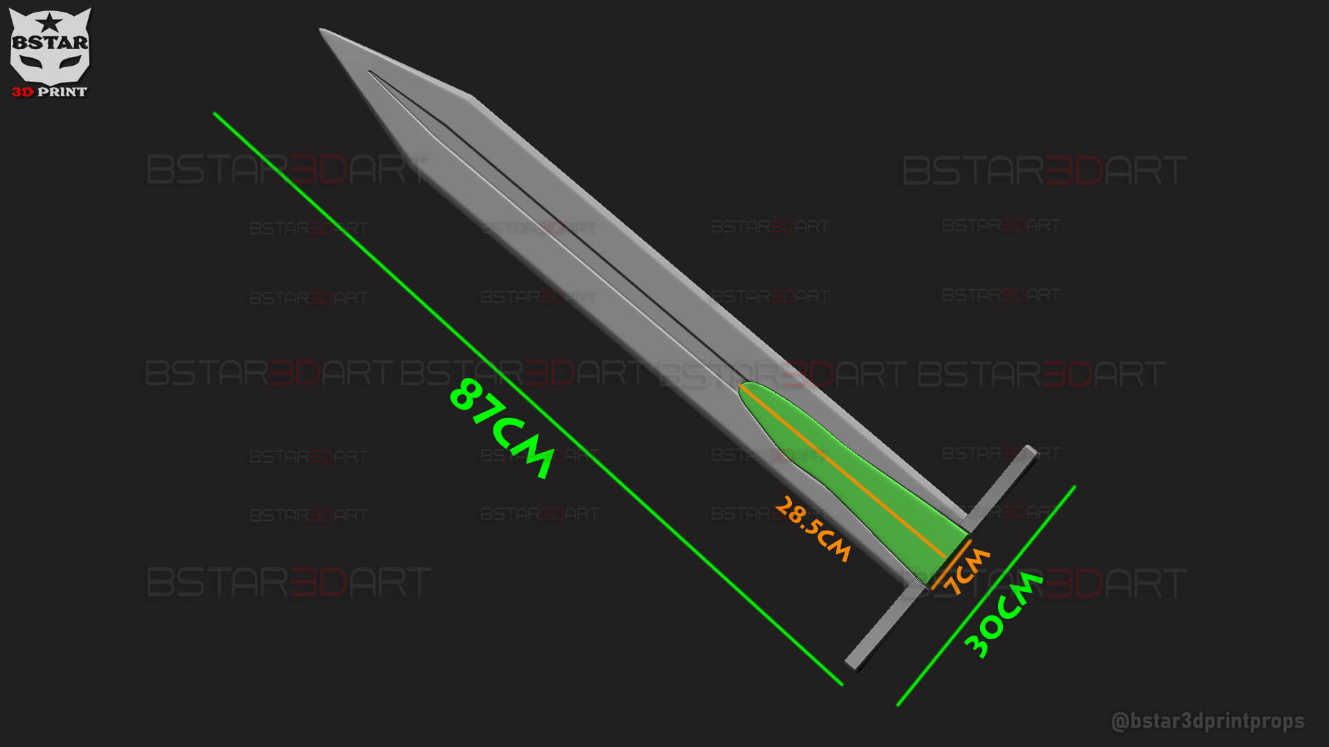 Long Sword Devil Blade Arm - Chainsaw Man Cosplay 3D Model by blackstar90