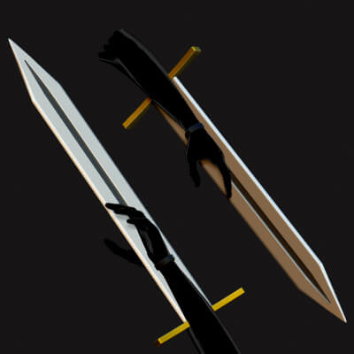 Long Sword Devil Blade Arm - Chainsaw Man Cosplay 3D Model by blackstar90