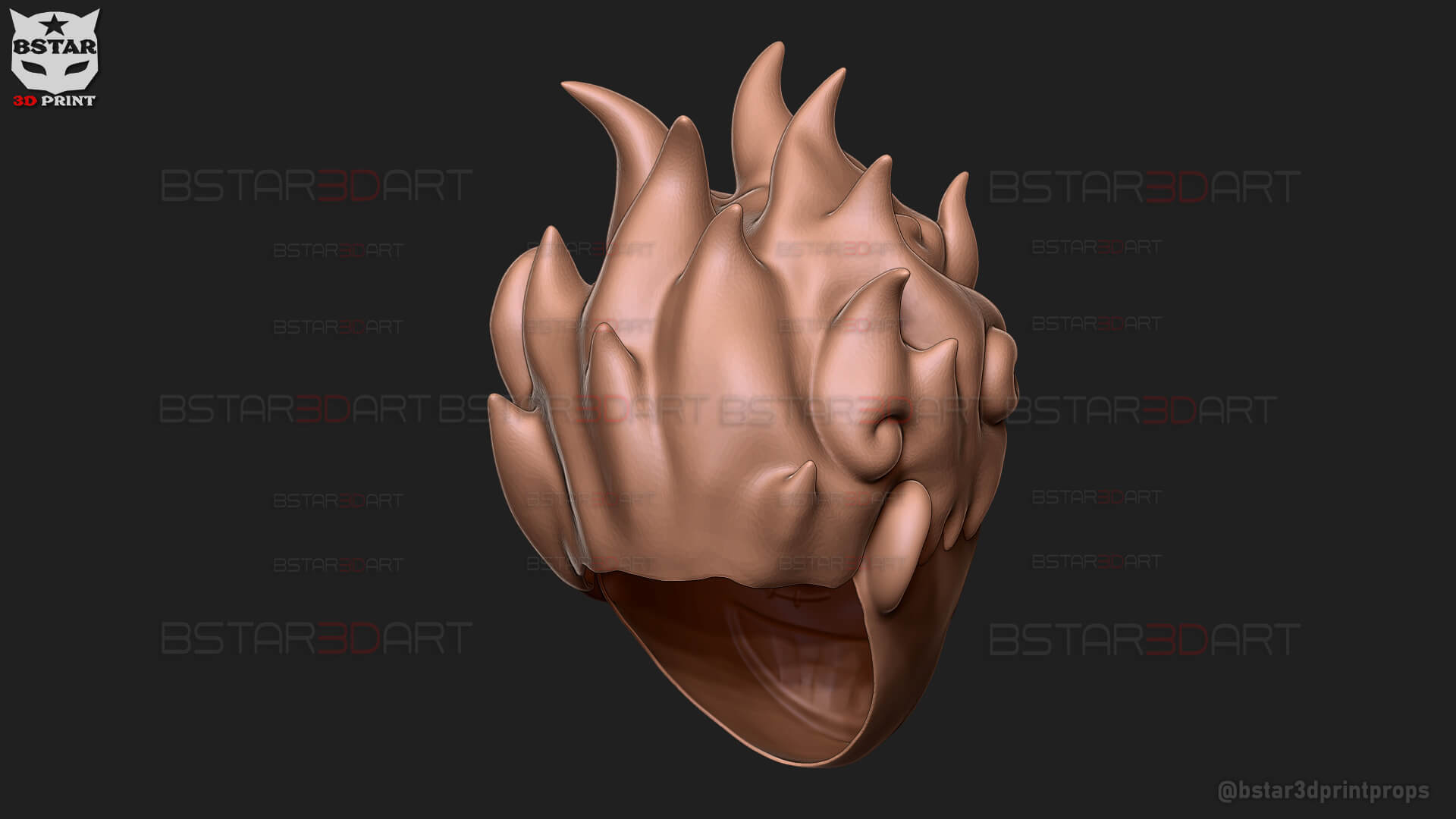 Luffy Gear 5 Head Mask Wearable - One Piece Cosplay 3D Model by blackstar90