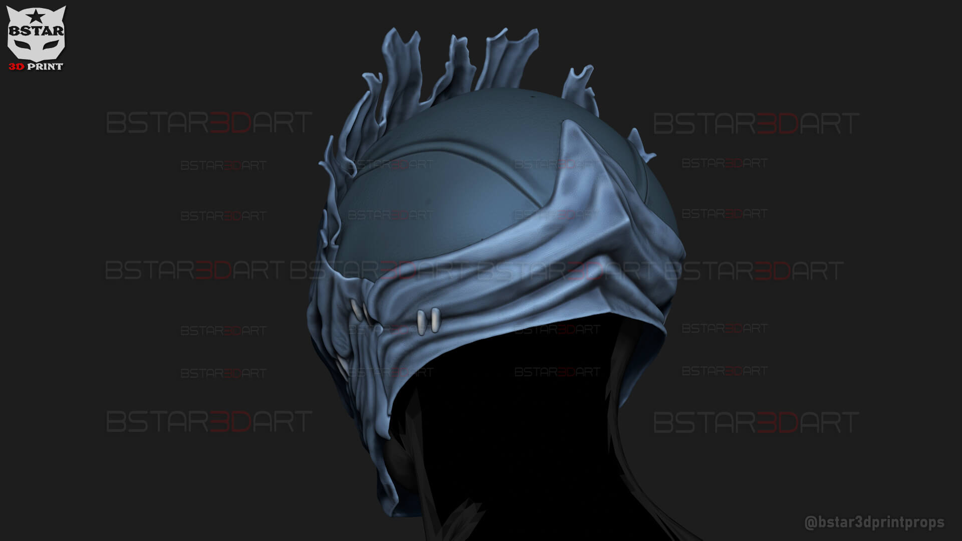 Mahito Final Form Mask - Jujutsu Kaisen Cosplay 3D Model by blackstar90