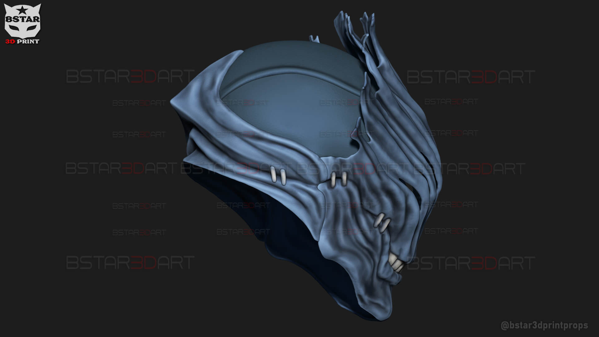 Mahito Final Form Mask - Jujutsu Kaisen Cosplay 3D Model by blackstar90
