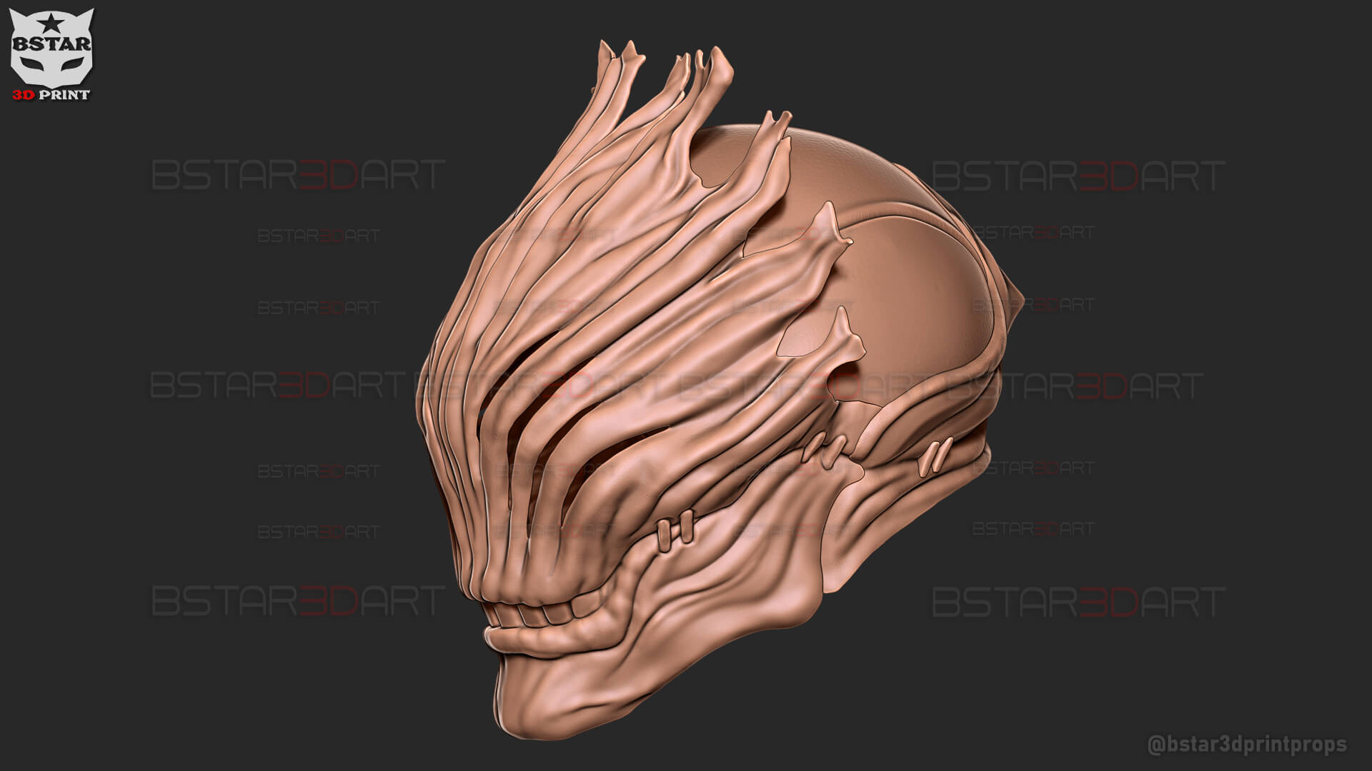 Mahito Final Form Mask - Jujutsu Kaisen Cosplay 3D Model by blackstar90