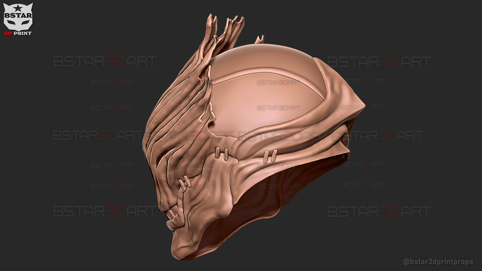 Mahito Final Form Mask - Jujutsu Kaisen Cosplay 3D Model by blackstar90