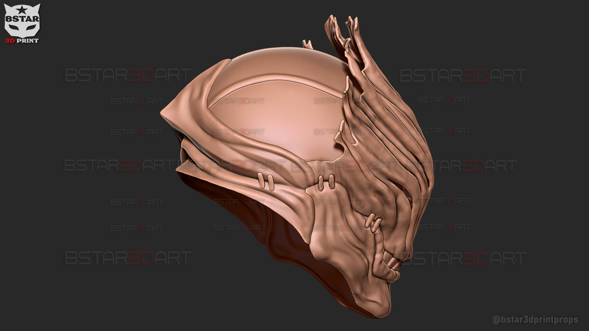 Mahito Final Form Mask - Jujutsu Kaisen Cosplay 3D Model by blackstar90