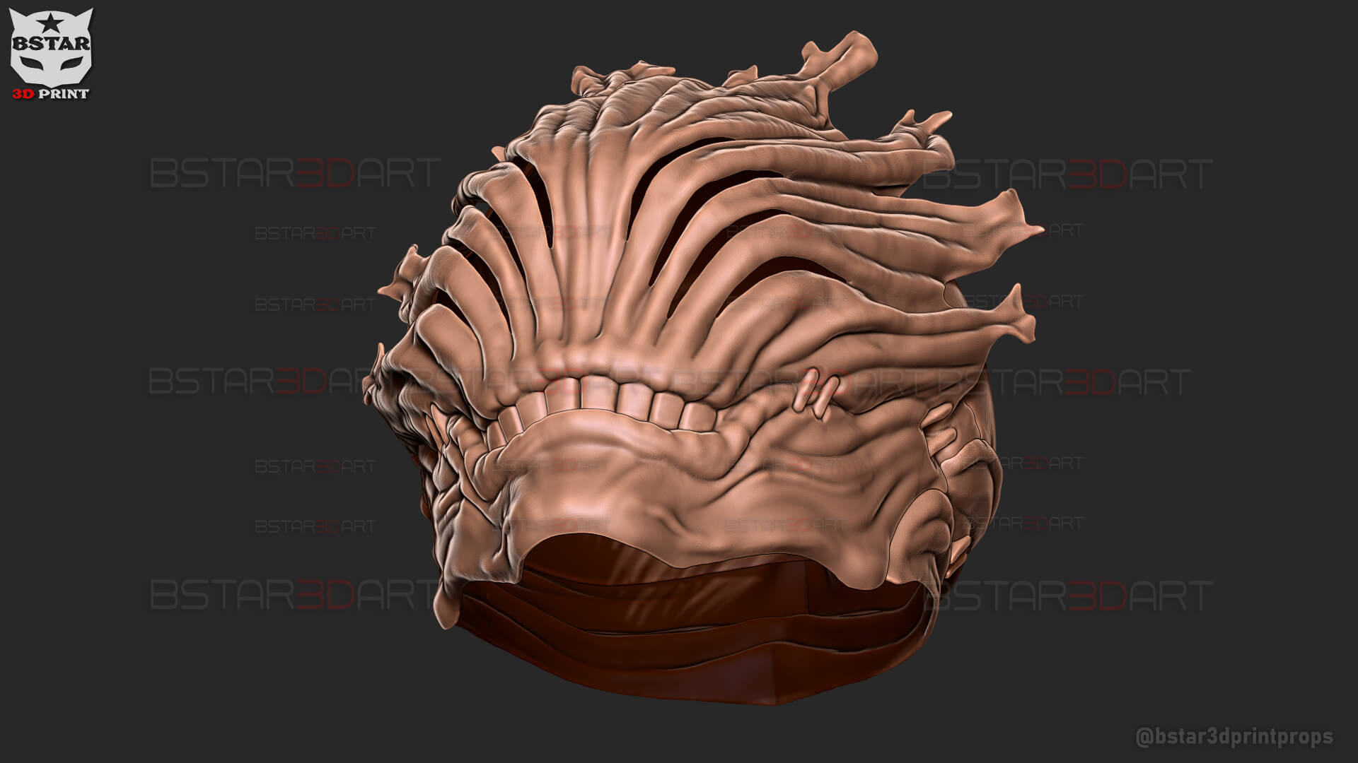 Mahito Final Form Mask - Jujutsu Kaisen Cosplay 3D Model by blackstar90