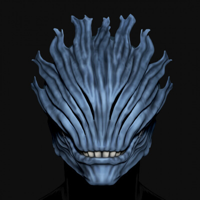 Mahito Final Form Mask - Jujutsu Kaisen Cosplay 3D Model by blackstar90