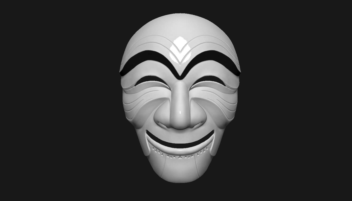 Money Heist Mask - Korea - Joint Economic Area 3D Print Model by ...