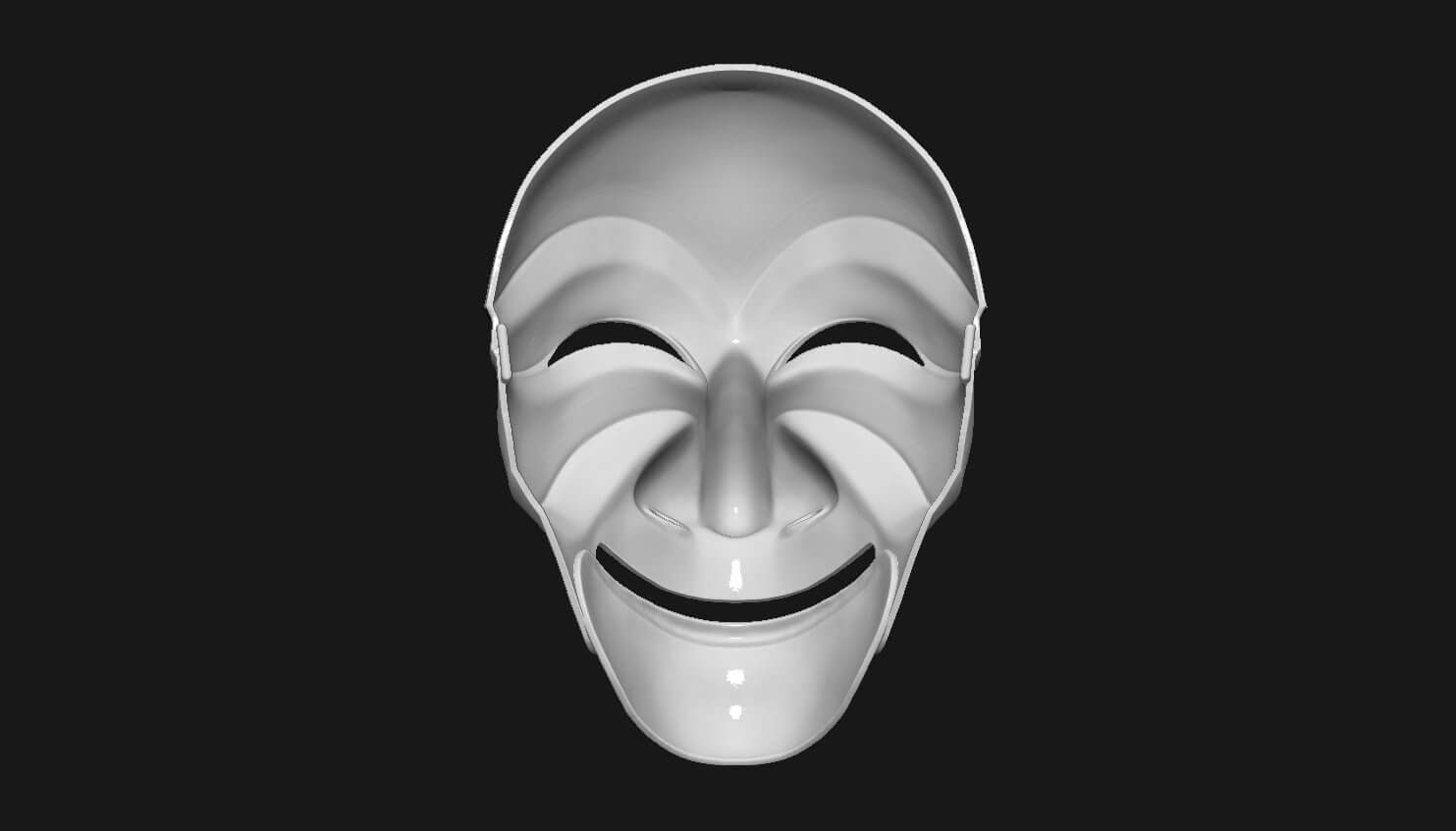 Money Heist Mask - Korea - Joint Economic Area 3D Print Model by ...