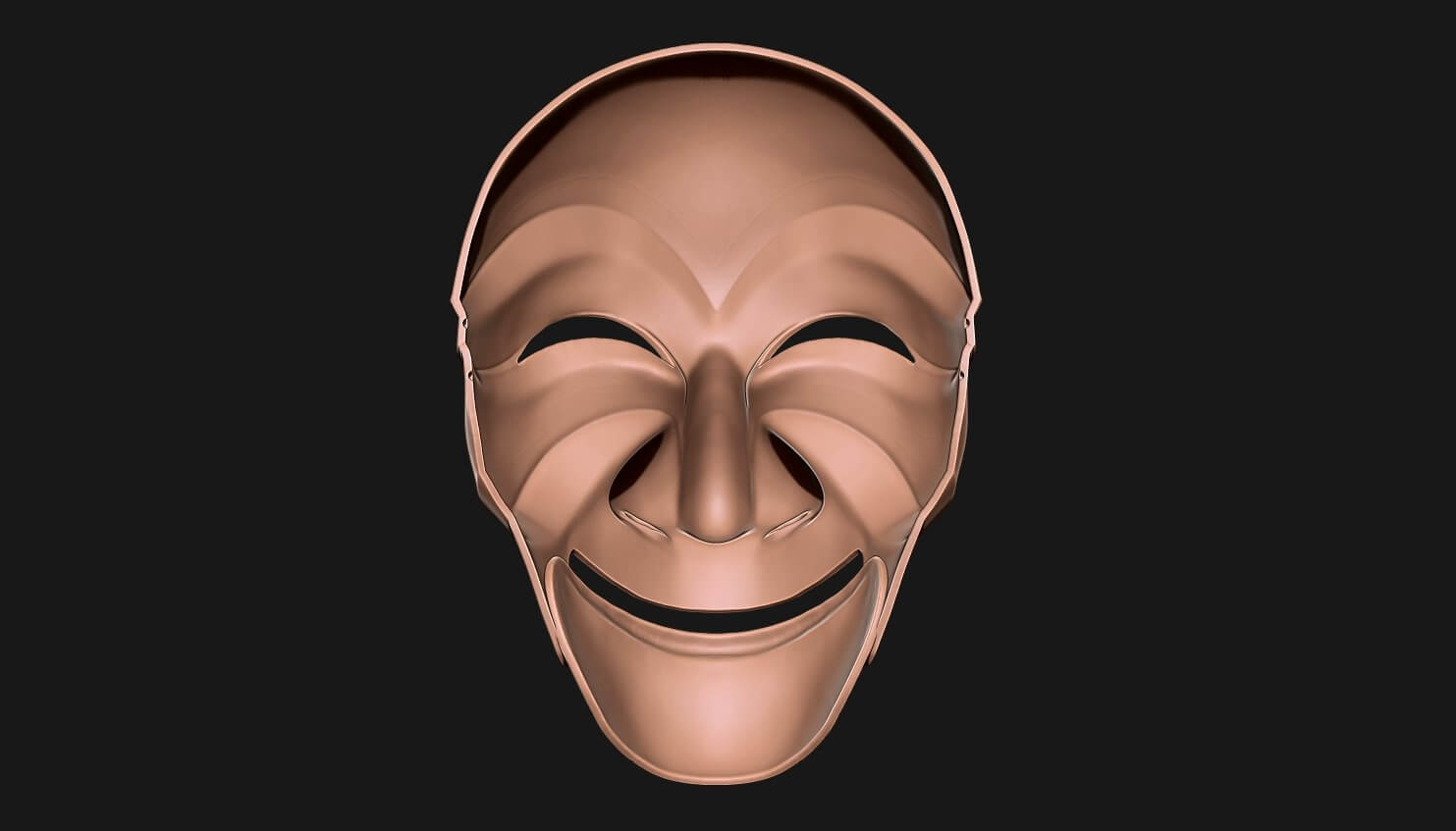 Money Heist Mask - Korea - Joint Economic Area 3D Print Model by ...