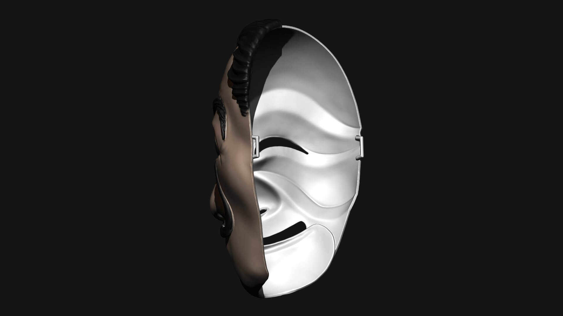 Money Heist Mask - Mixed Version Korea and Spainish 3D Print Model by ...
