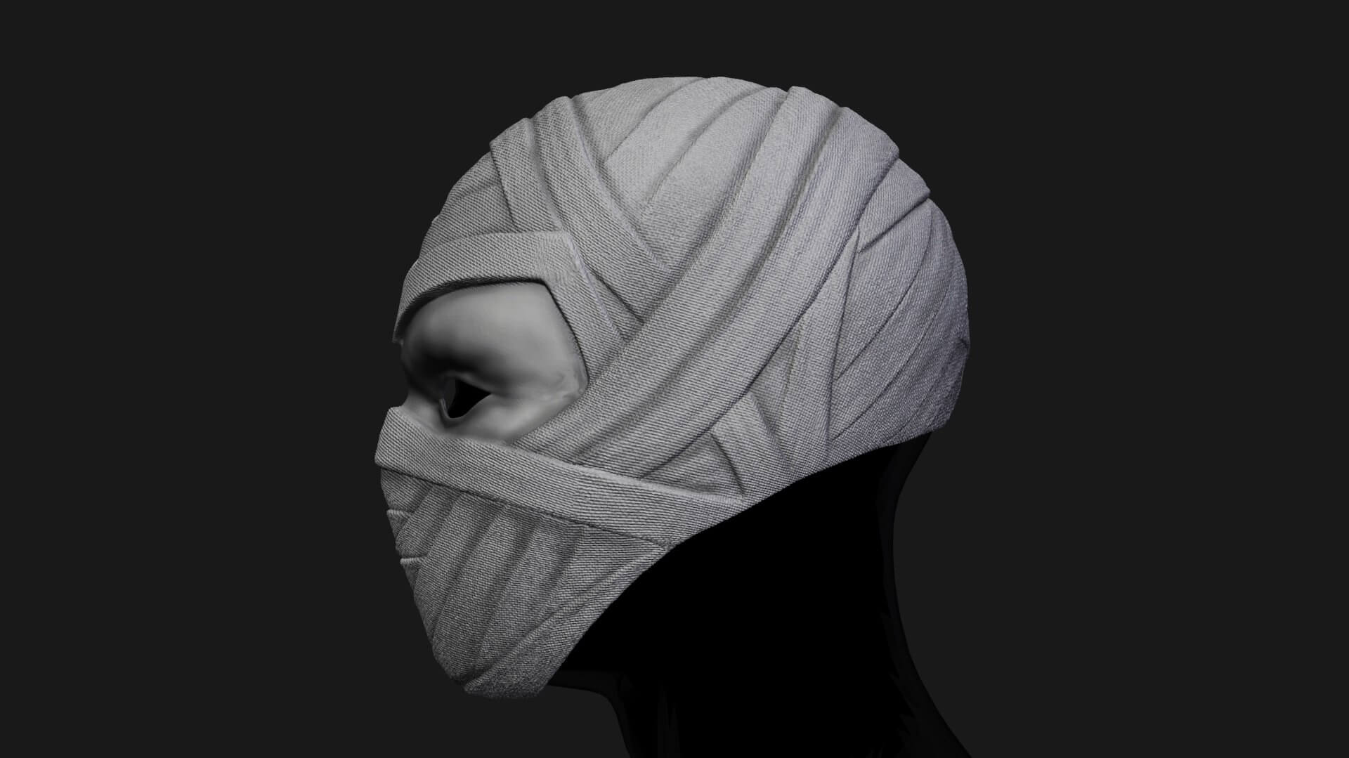 Moon Knight Mask - Marvel Comic Cosplay 3D Model by blackstar90