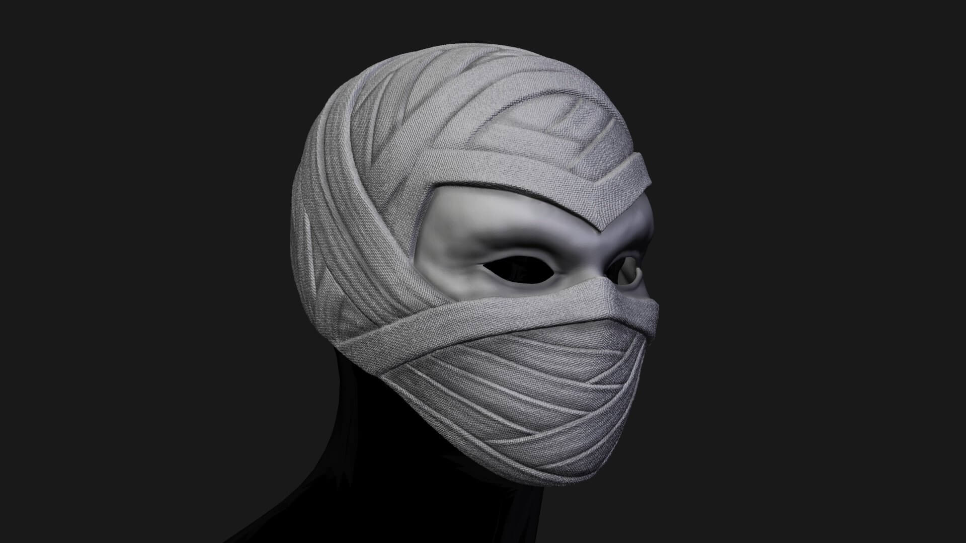Moon Knight Mask - Marvel Comic Cosplay 3D Model by blackstar90