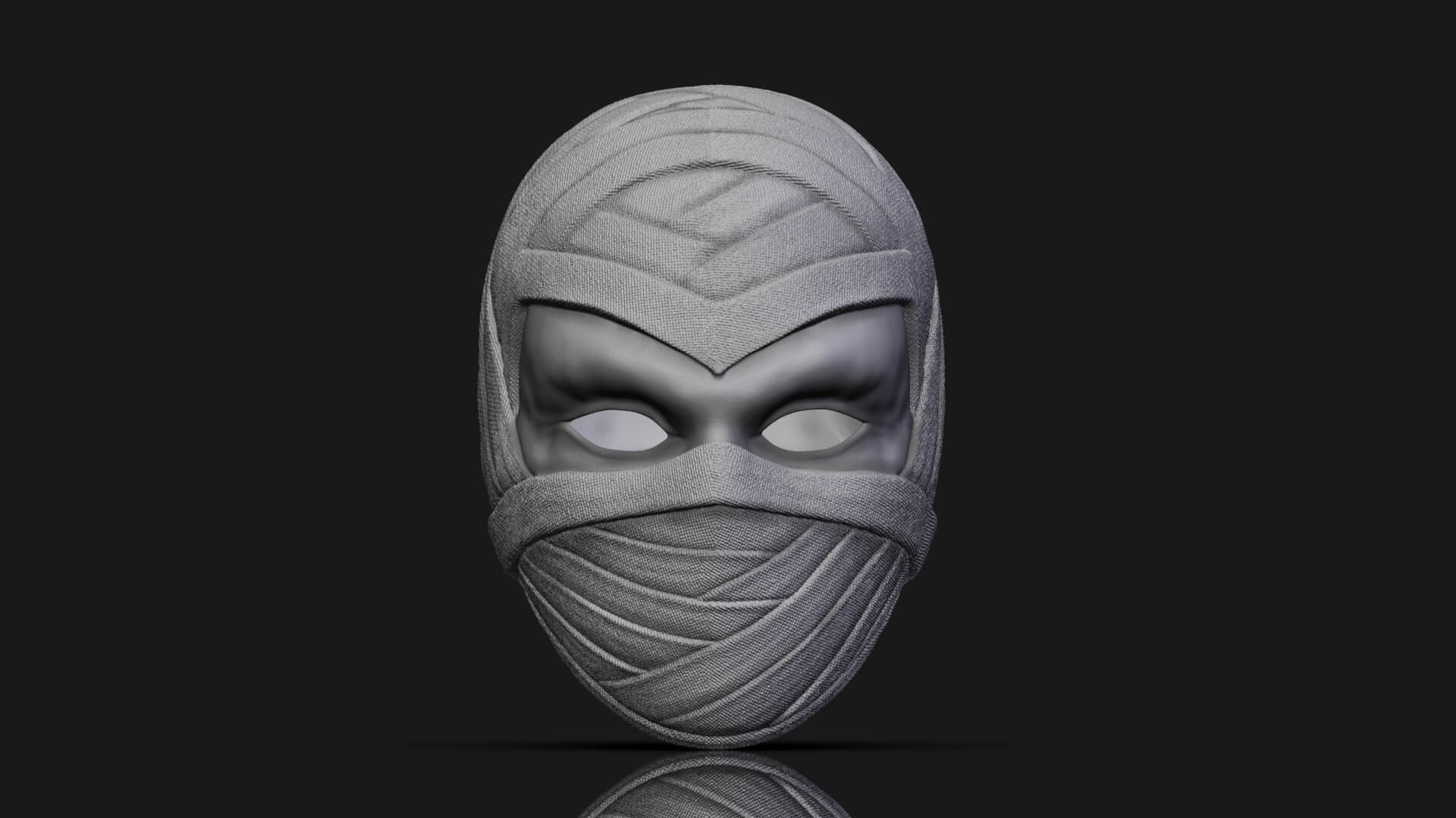 Moon Knight Mask - Marvel Comic Cosplay 3D Model by blackstar90