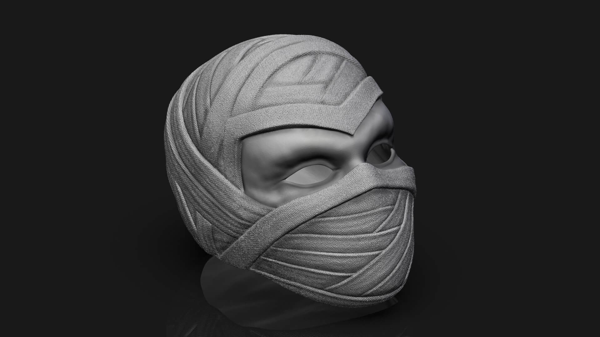 Moon Knight Mask - Marvel Comic Cosplay 3D Model by blackstar90