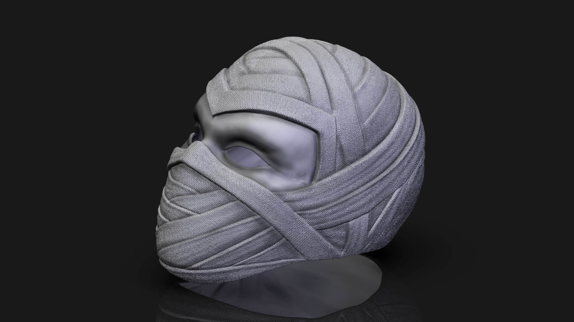 Moon Knight Mask - Marvel Comic Cosplay 3D Model by blackstar90