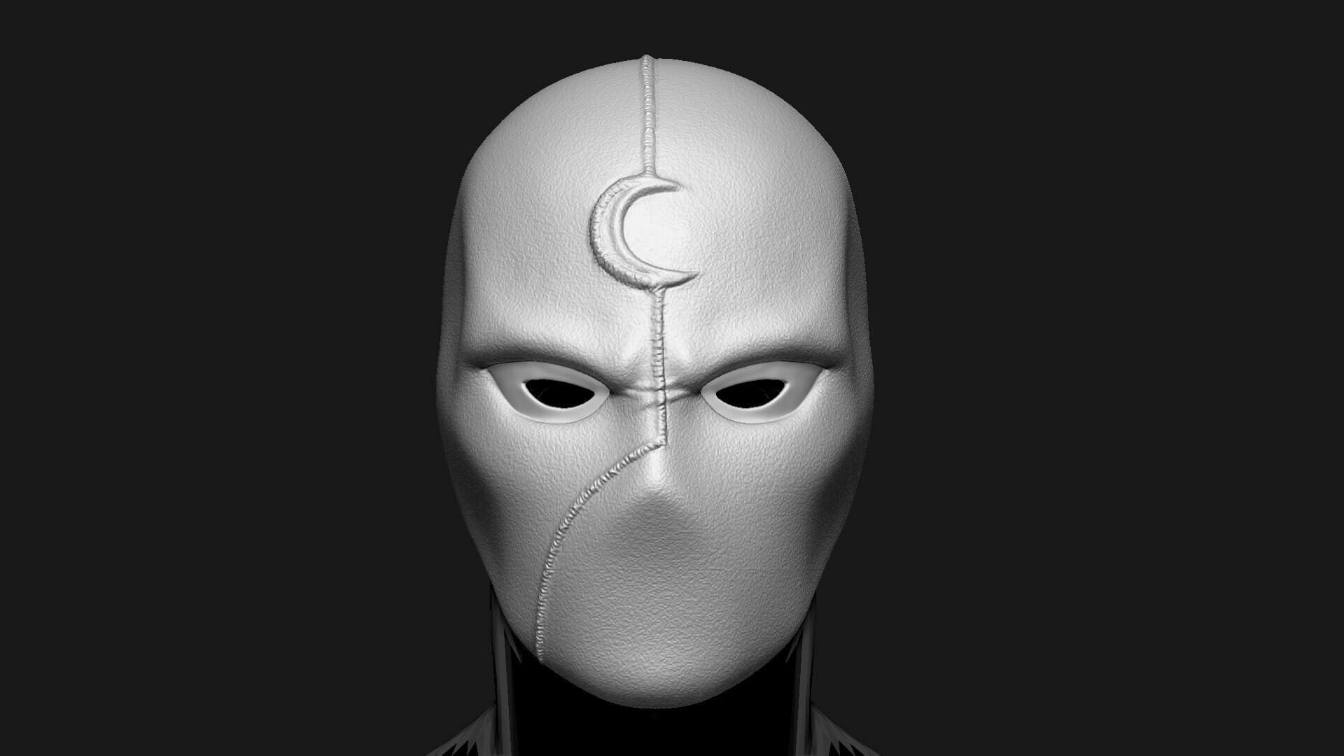 Moon Knight Mask - Marvel Comics 3D Model by blackstar90