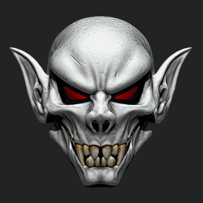 Morbius Mask - Marvel Comics 3D Model by blackstar90