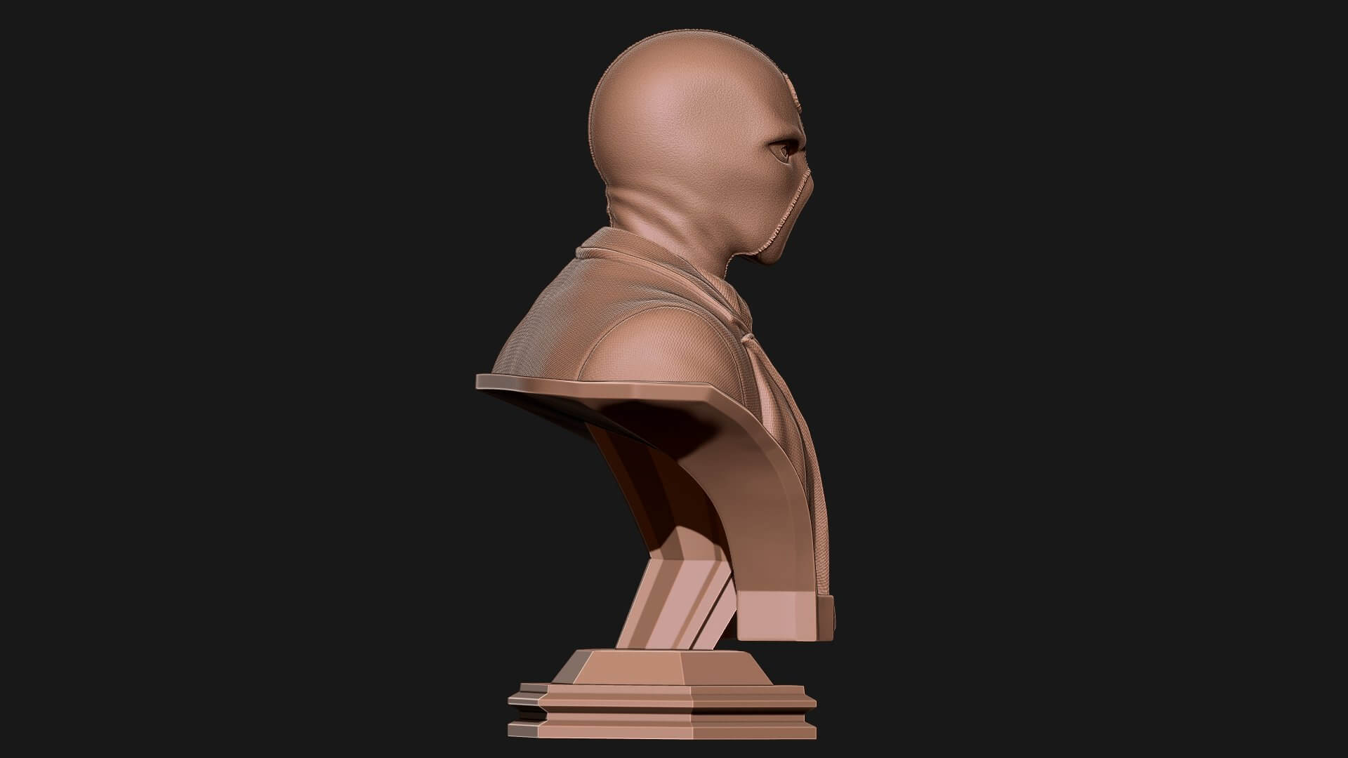 MR Knight Bust - Moon Knight Series - Marvel Comics 3D Model by blackstar90