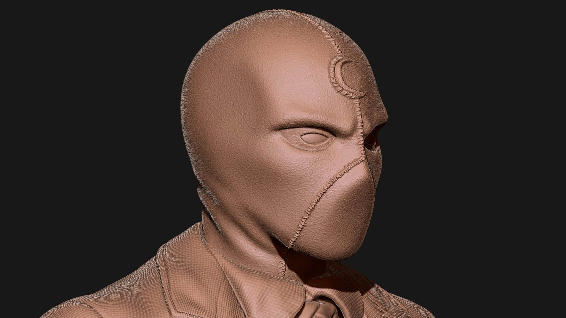 MR Knight Bust - Moon Knight Series - Marvel Comics 3D Print Model by ...