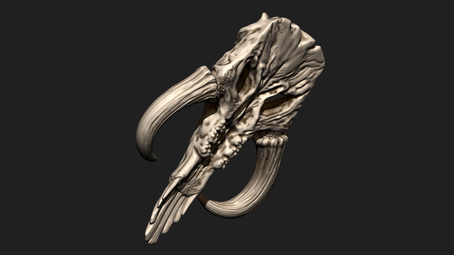 Mythosaur Skull High Quality - Mandalorian Starwars Movie 3D Model by ...