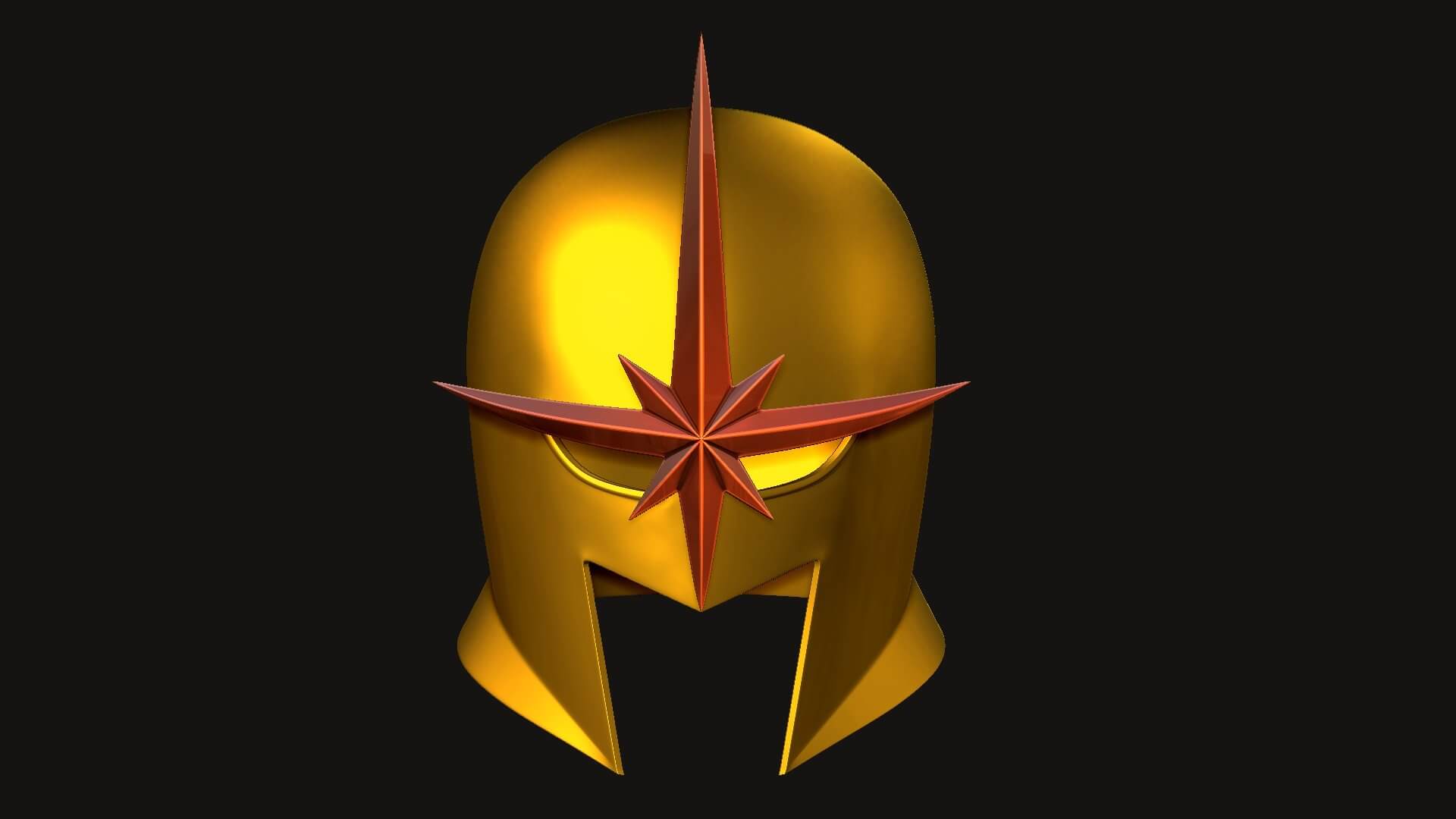 Nova Prime Helmet - Marvel Costumes 3D Model by blackstar90