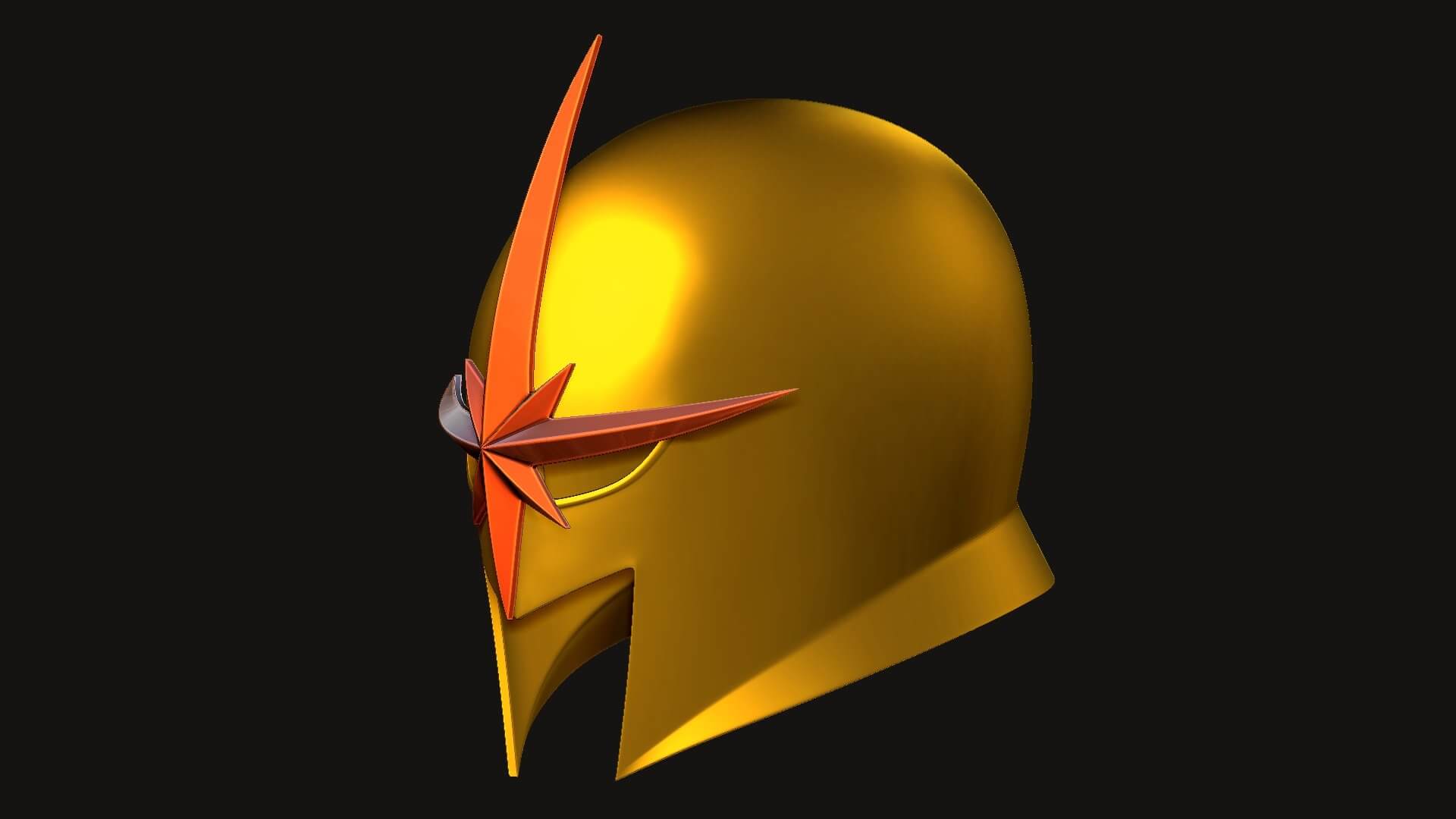 Nova Prime Helmet - Marvel Costumes 3D Model by blackstar90