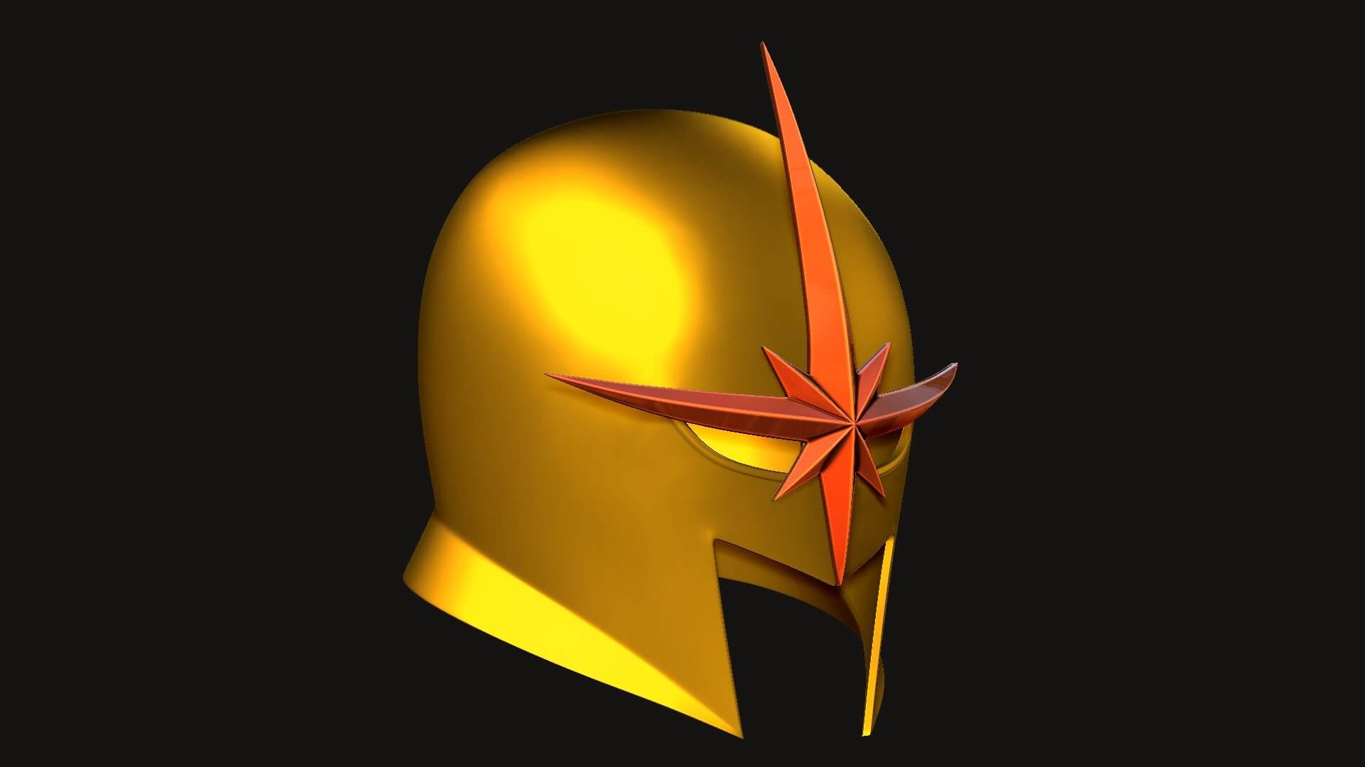 Nova Prime Helmet - Marvel Costumes 3D Model by blackstar90