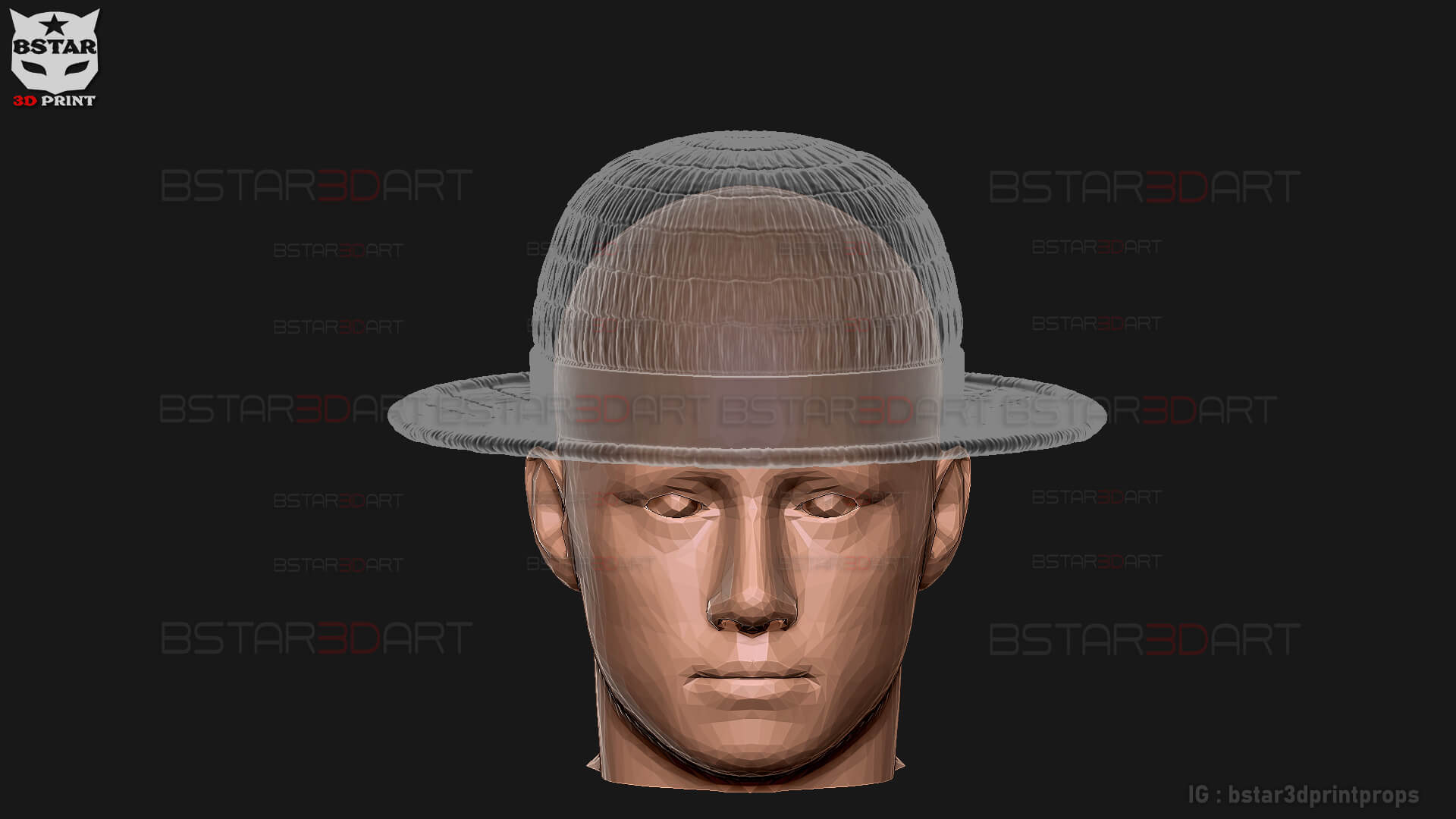 One Piece La - Luffy Hat High Quality 3D Model by blackstar90