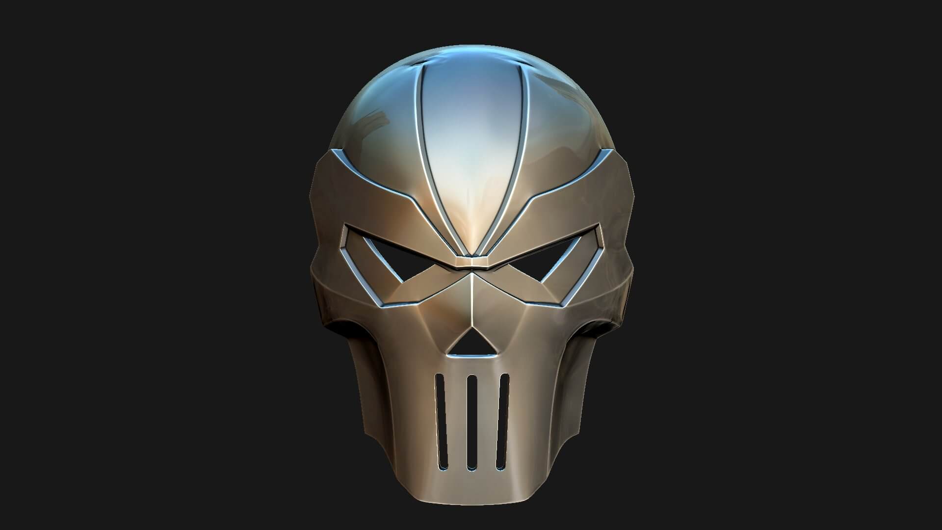 Phantasm Helmet - Casey Jones Mask Scale 3D Model by blackstar90