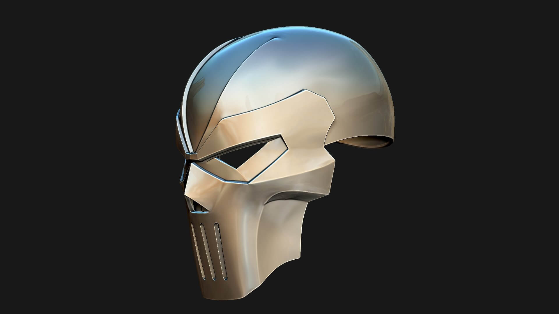 Phantasm Helmet - Casey Jones Mask Scale 3D Model by blackstar90