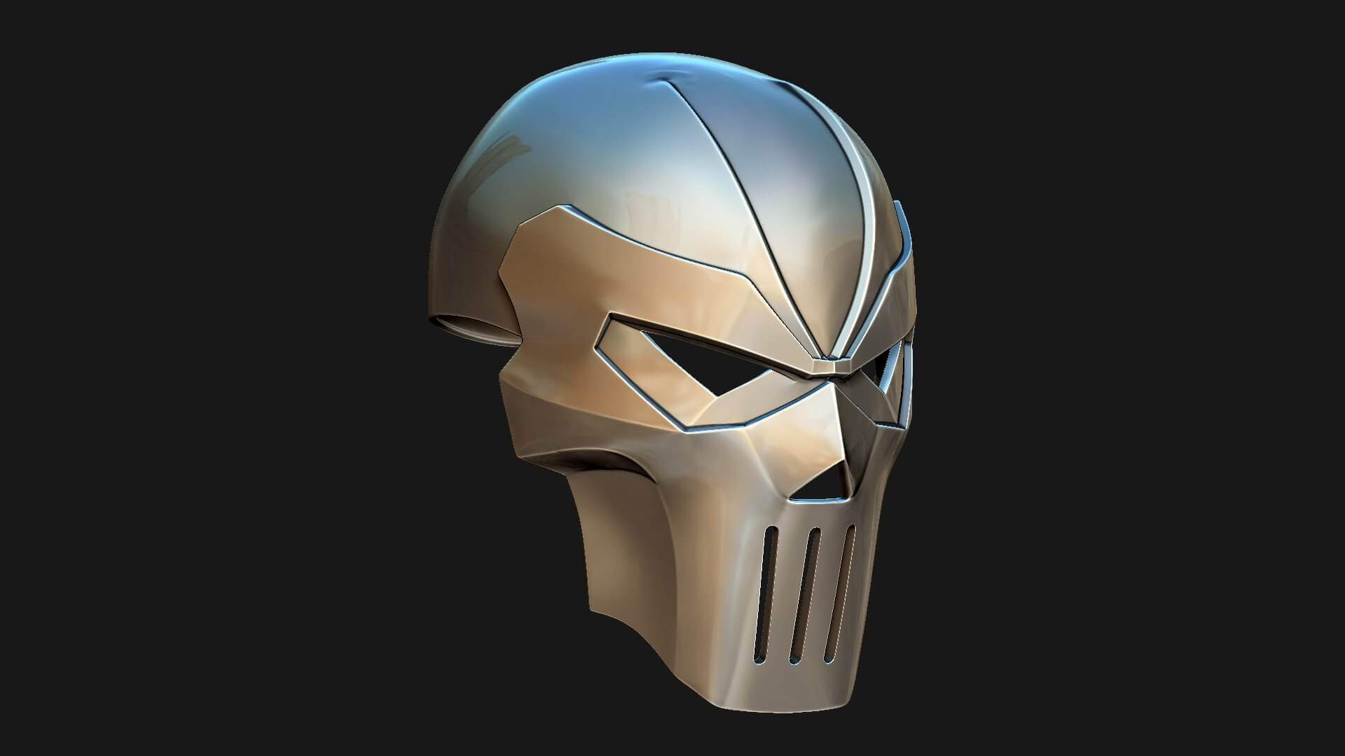 Phantasm Helmet - Casey Jones Mask Scale 3D Model by blackstar90