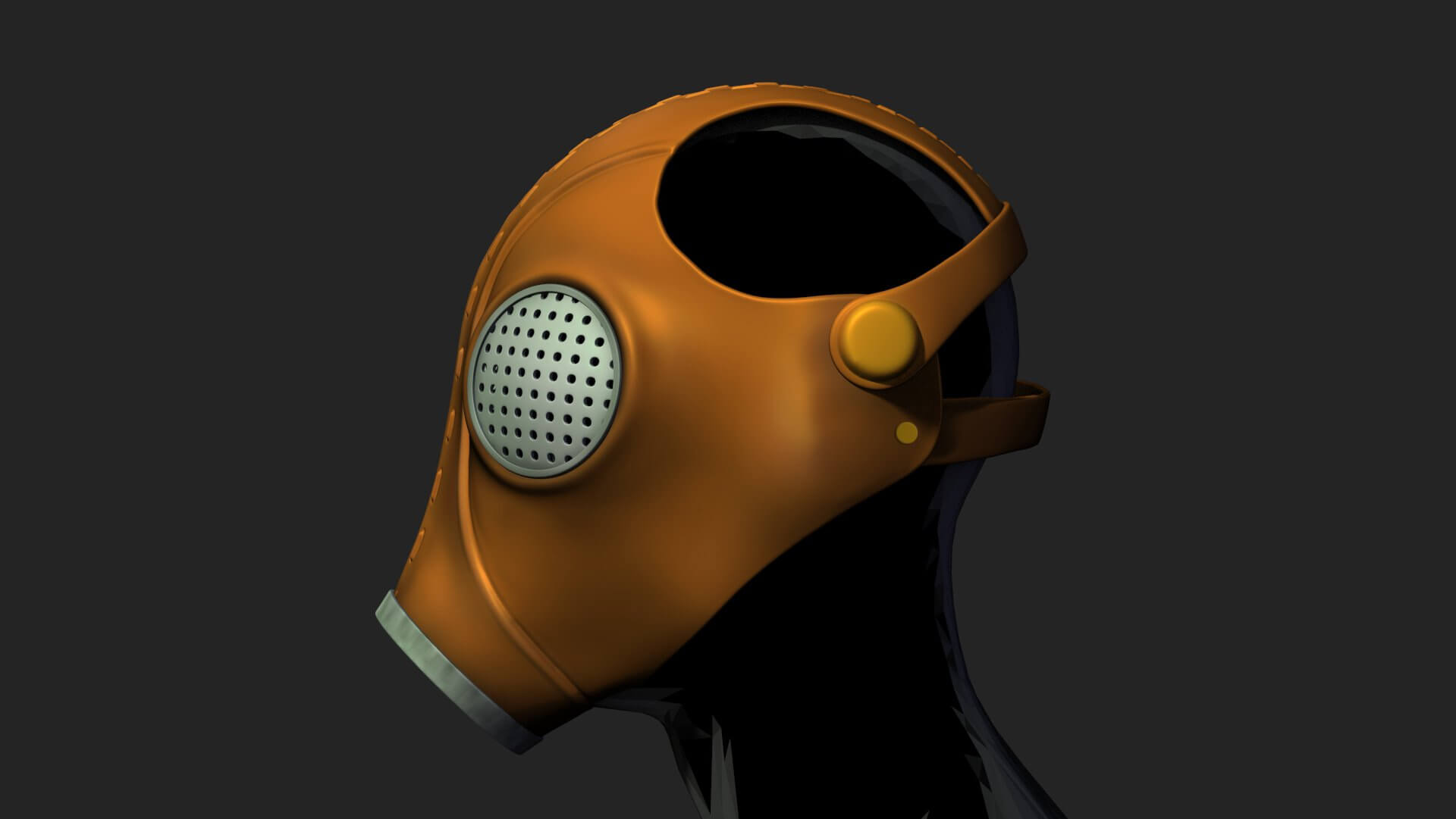 Ratcatcher Mask - The Suicide Squad 3D Model by blackstar90