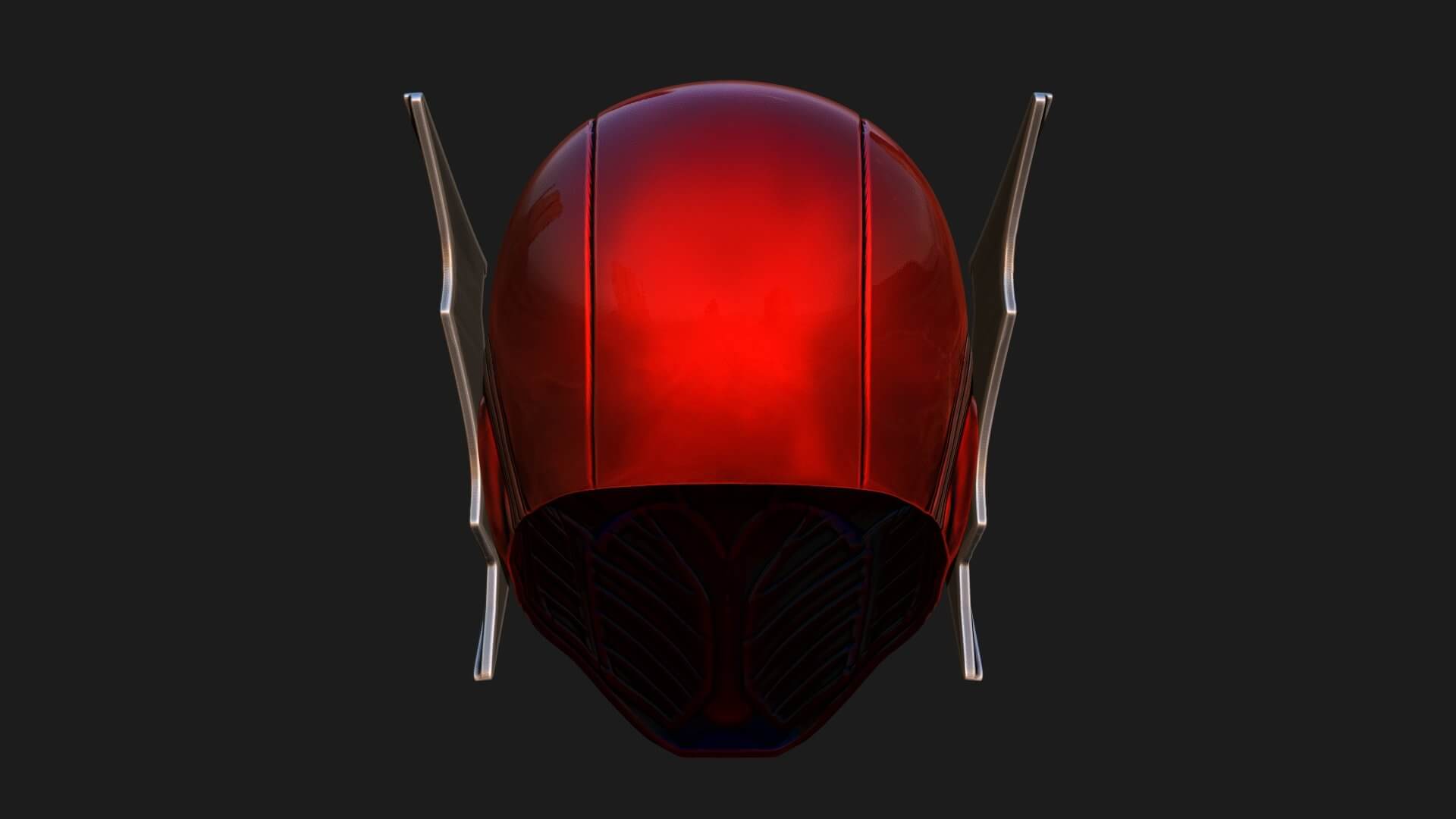 Red Death Batman Mask - 3D Model by blackstar90