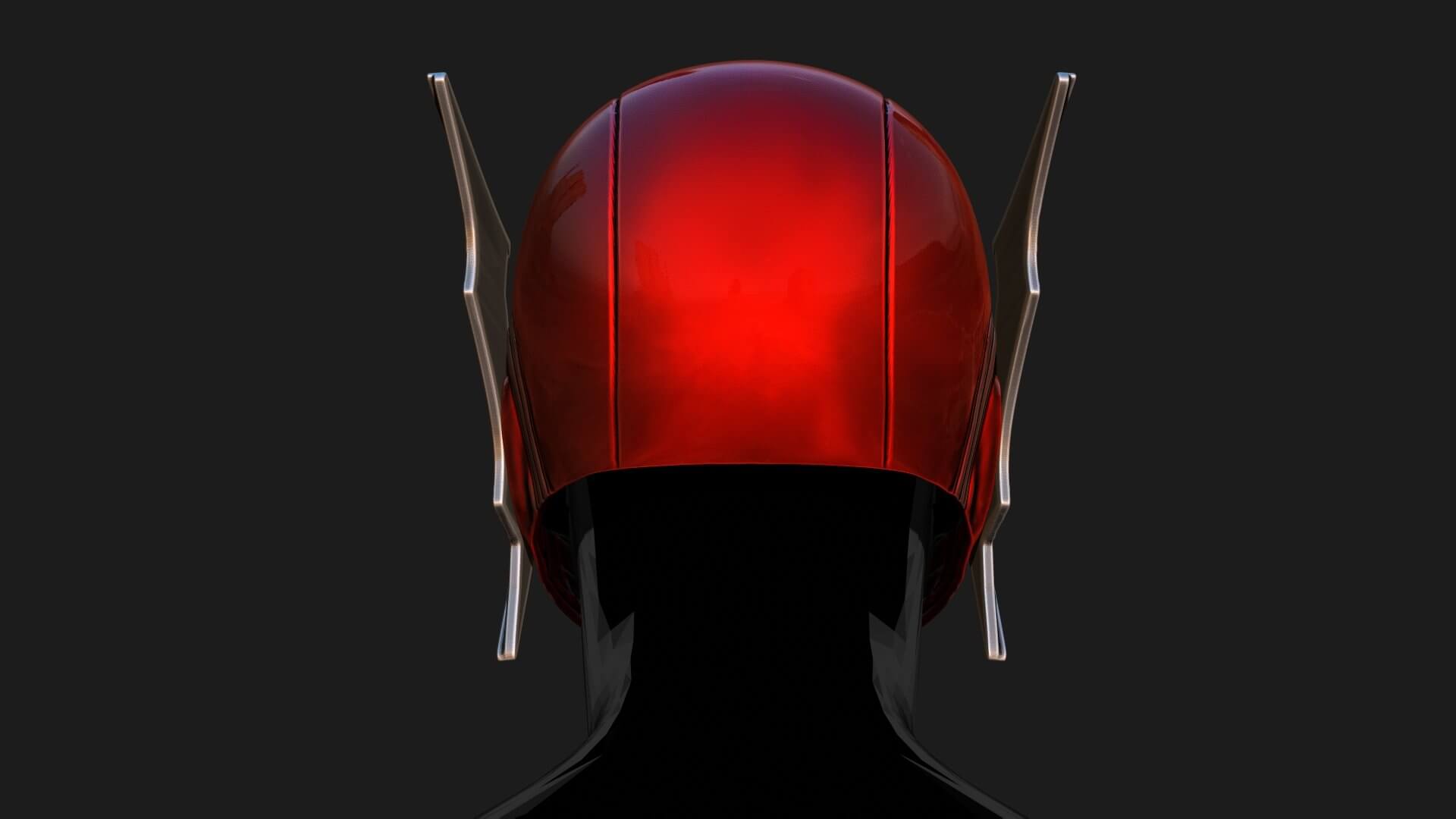 Red Death Batman Mask - 3D Model by blackstar90