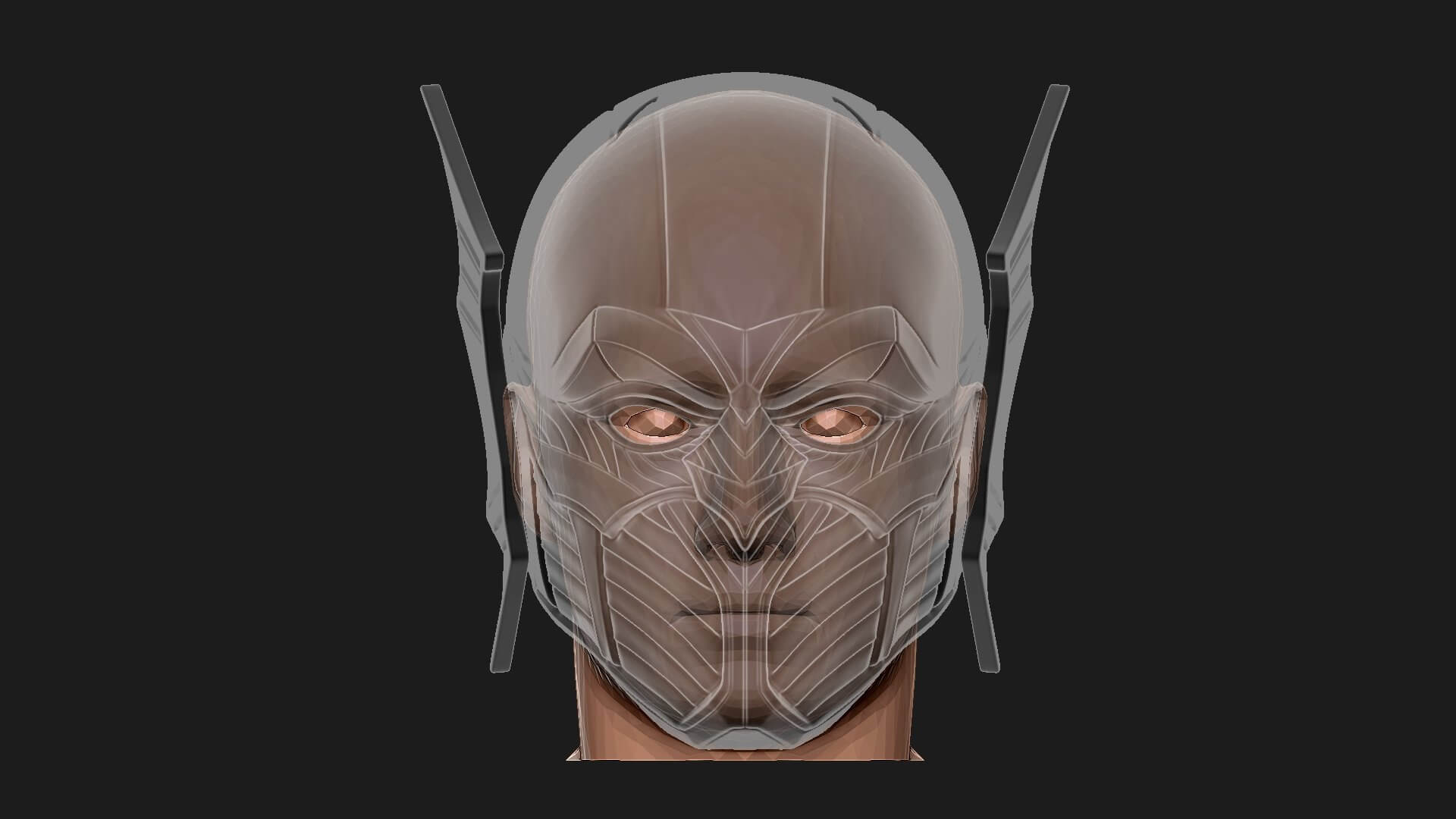 Red Death Batman Mask - 3D Model by blackstar90