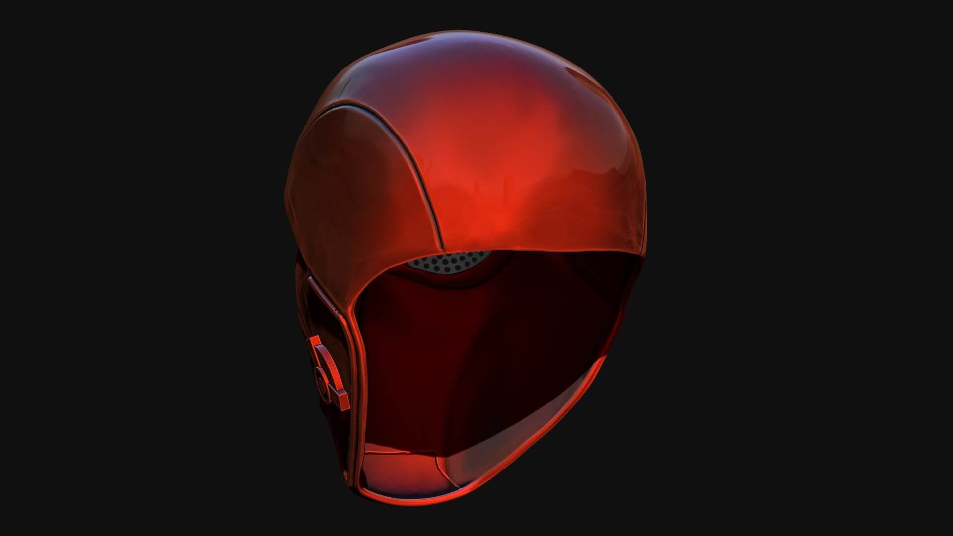 Red Hood Mask - Titans Season 3 3D Model by blackstar90